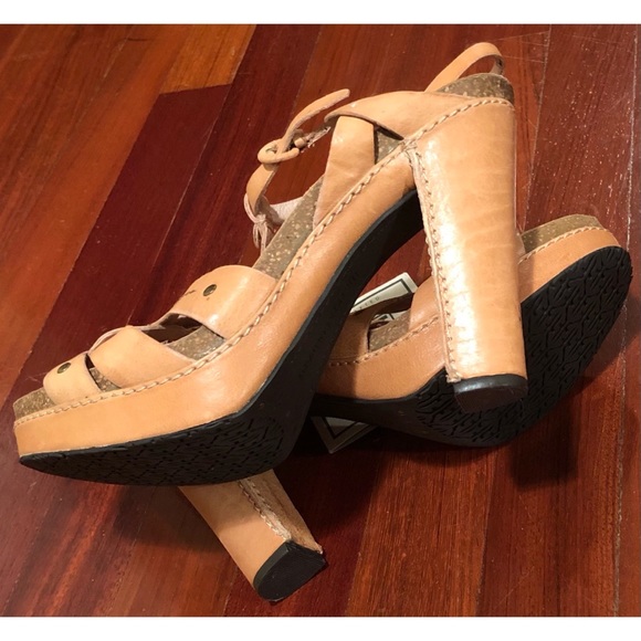 Frye | Shoes | Frye Womens Tie Strap Sandal With A 5 Platform Heel In A ...